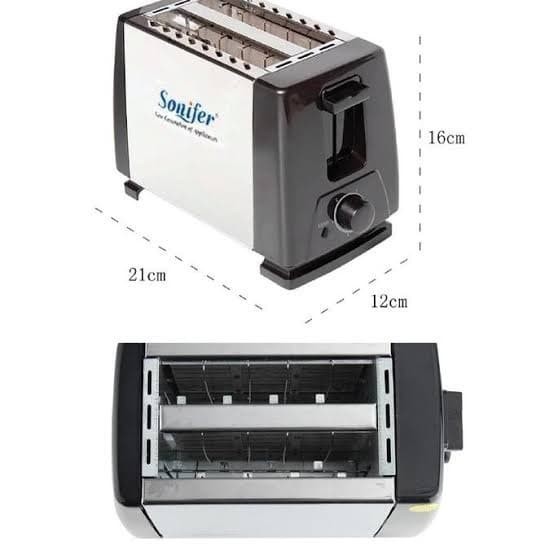 Jual Toaster Sonifer SF-6007 / Pemanggang Pop Up / Roti Otomatis Loncat ...