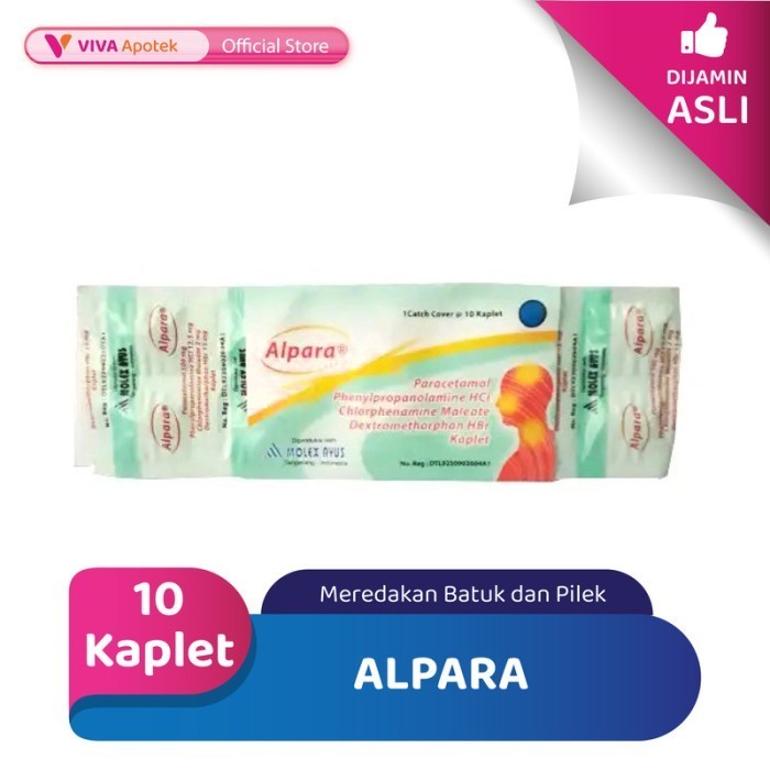 Jual Alpara untuk Meredakan Batuk dan Pilek (10 Tablet) | Shopee Indonesia