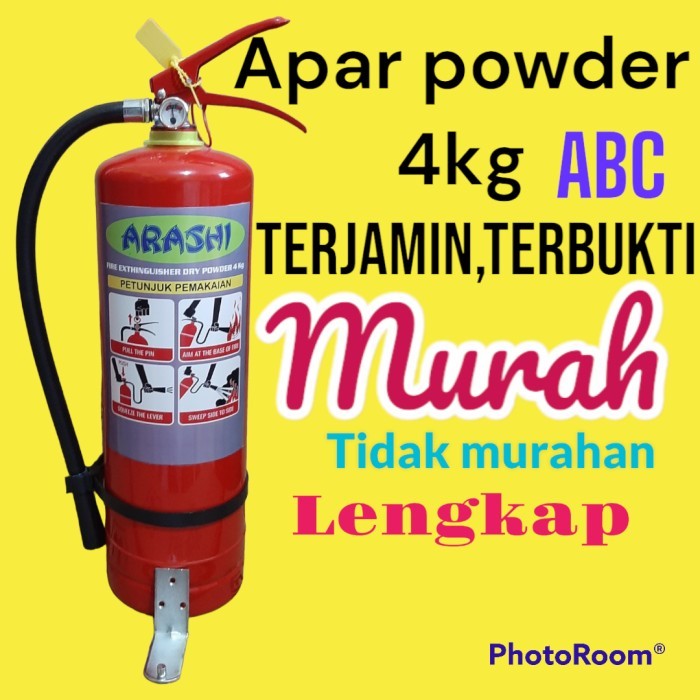Jual BEBAS ONGKIR - Apar dry powder 4kg alat pemadam api ringan fire ...