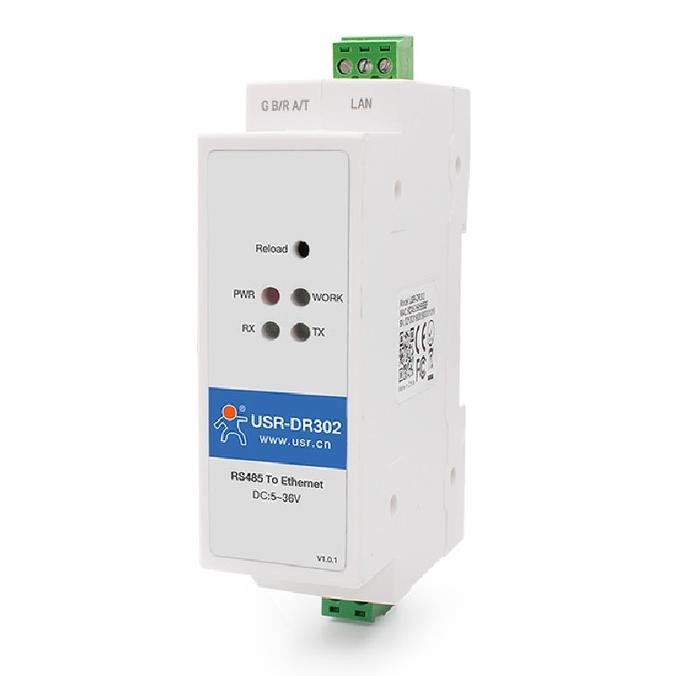 Jual DIN RAIL RS485 to Ethernet converter ModBus Gateway USR-DR302 ...