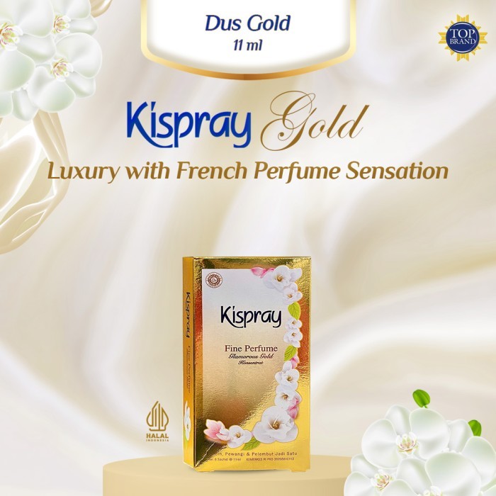 Jual Kispray 1 Dus Gold X 6 Sachet 11Ml | Shopee Indonesia