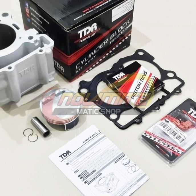 Jual Blok Mesin Bore Up Cylinder Block TDR Kit Assy Ceramic 76mm XMAX ...