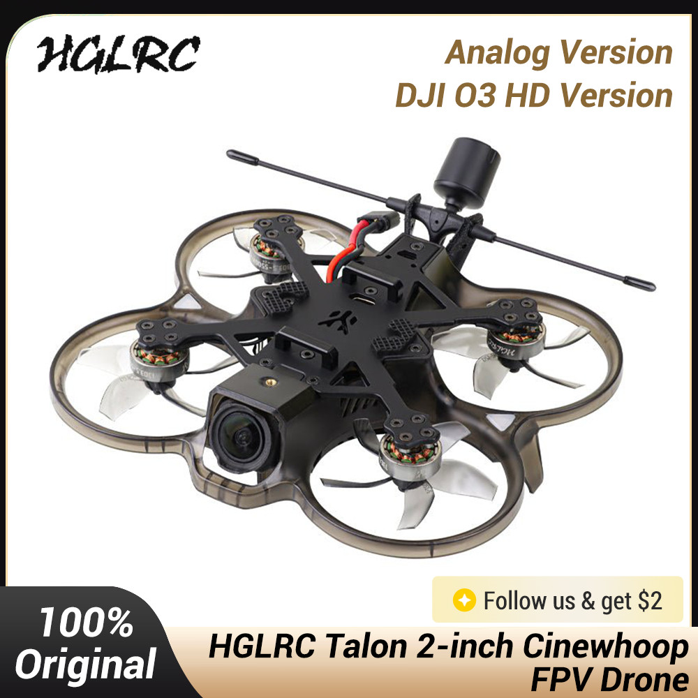 Jual AERO HGLRC Talon 2inch Cinewhoop 4S FPV Drone with DJI O3 Air Unit Analog VTx ELRS 2.4G ...