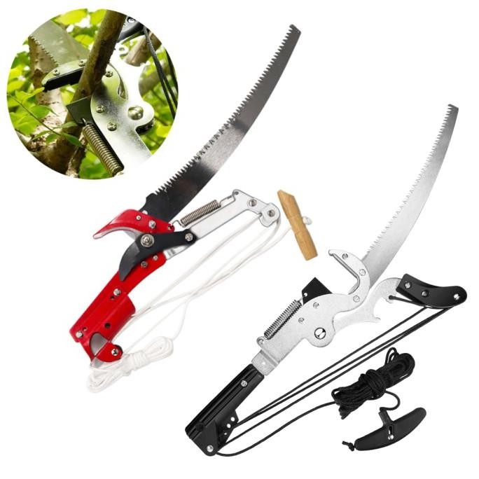 Jual Baru Gergaji Tarik Pemotong Dahan Gunting Pisau Ranting Batang Pohon Besar Tinggi Tree Saw ...