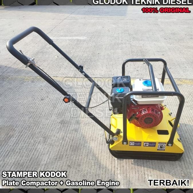 Jual Mesin Stamper Kodok + Gasoline Engine Gx 200 6.5 Hp Original Plate ...