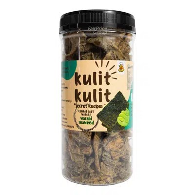 Jual KK Cheese Kulit Kulit Crispy Popiah Skin - Seaweed Wasabi 300g ...