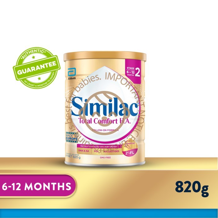 Jual Abbott Similac Total Comfort H.A Follow On Milk Formula - Stage 2 (820g) Singapore | Shopee ...