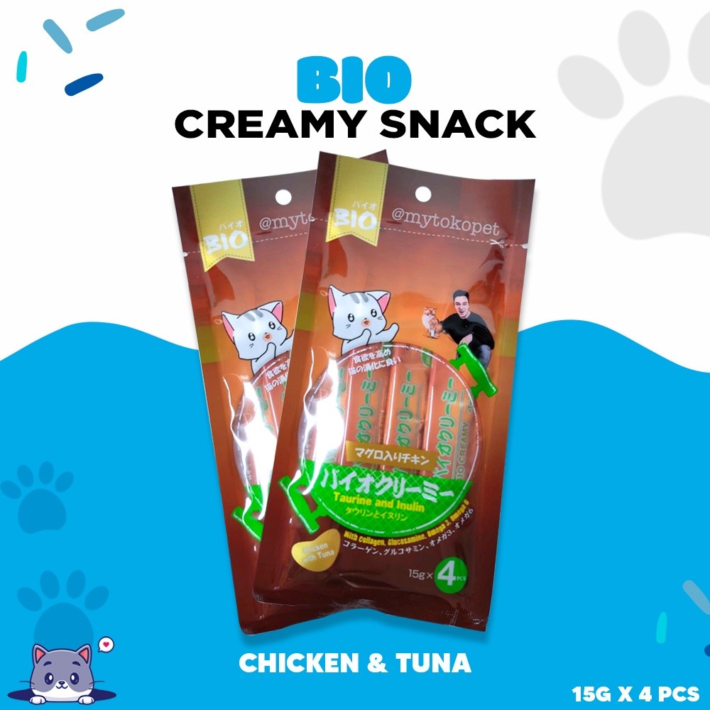 Jual BIO CREAMY SNACK SERIES - Snack Kucing | Shopee Indonesia
