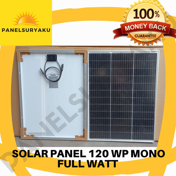 Jual Solar Panel Surya Solar Cell Module 120 Wp 120 Watt Mono Maysun ...