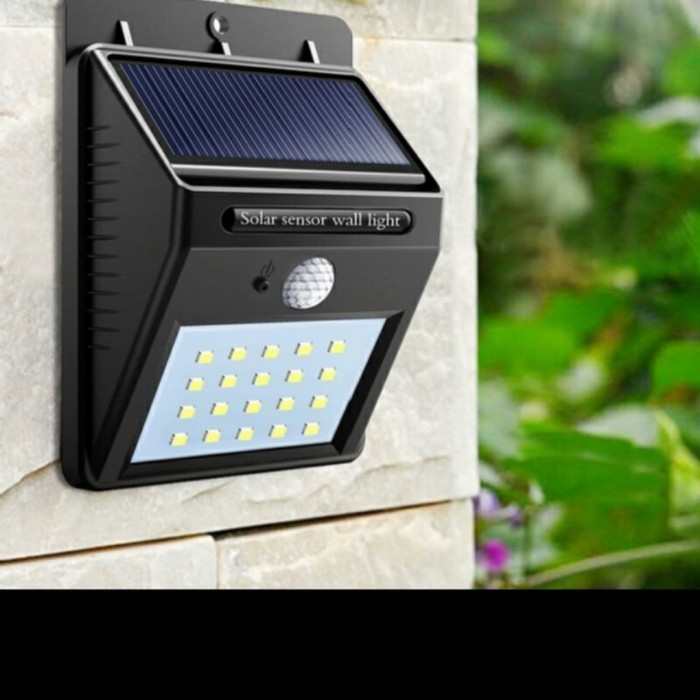 Jual Lampu Dinding Taman Solar Sel Panel Surya Matahari Wall Lamp 3W 3 ...