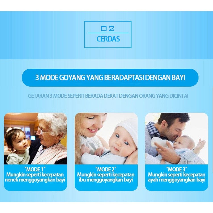 Jual Ayunan Bayi Eletri Otomati Endali J Jauh Tart Delue Portable Baby ...