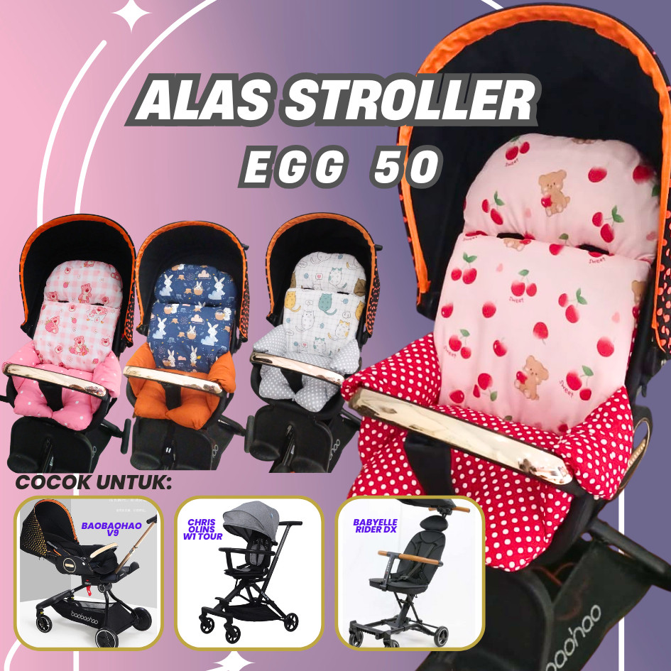 Jual Stroller Pad EGG 50 Alas Stroler Bantalan Chris Ollis W1 Tour R+ Tours Rider Dx baobaohao ...