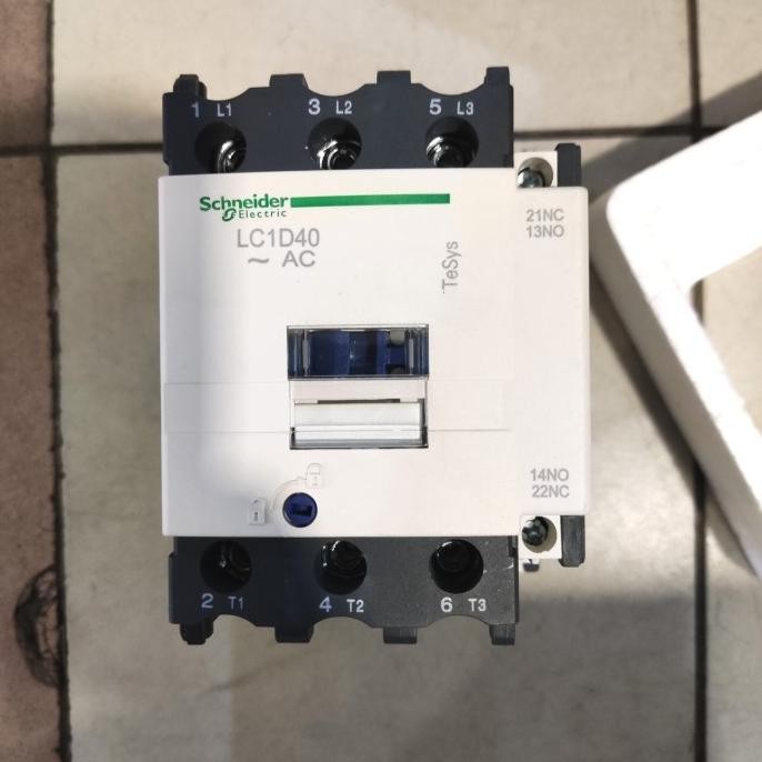 Jual LC1D40M7 CONTACTOR KONTAKTOR SCHNEIDER LC1D40 220VAC 220V AC LC1 D40 | Shopee Indonesia