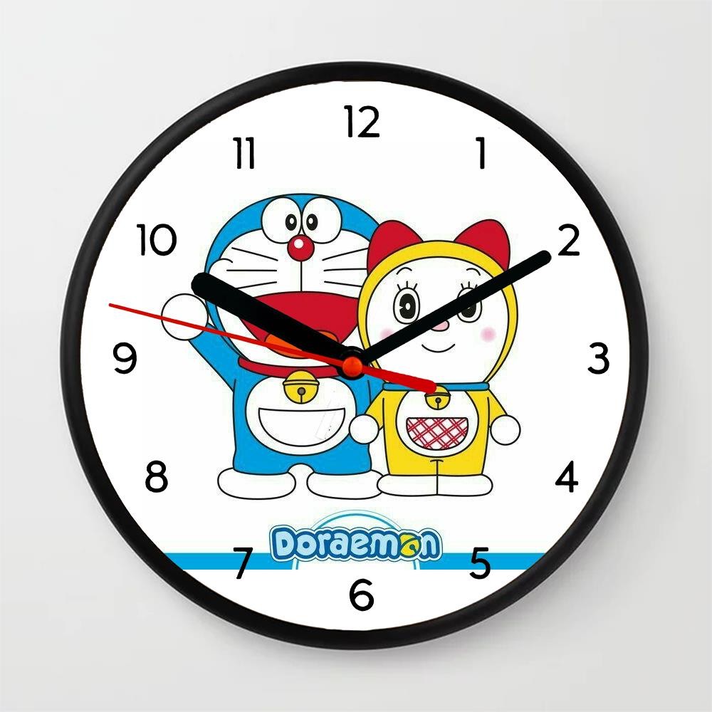 Jual Jam Dinding Menampilkan，Karakter Legendaris doraemon 20CM | Shopee ...