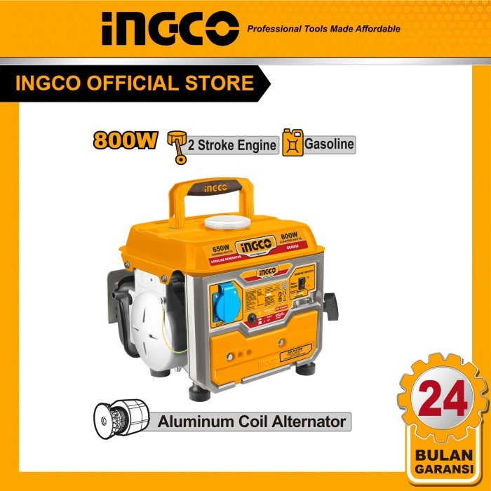 Jual GE8002 GENSET GENERATOR LISTRIK MANUAL STARTER 800 WATT 2 TAK ...