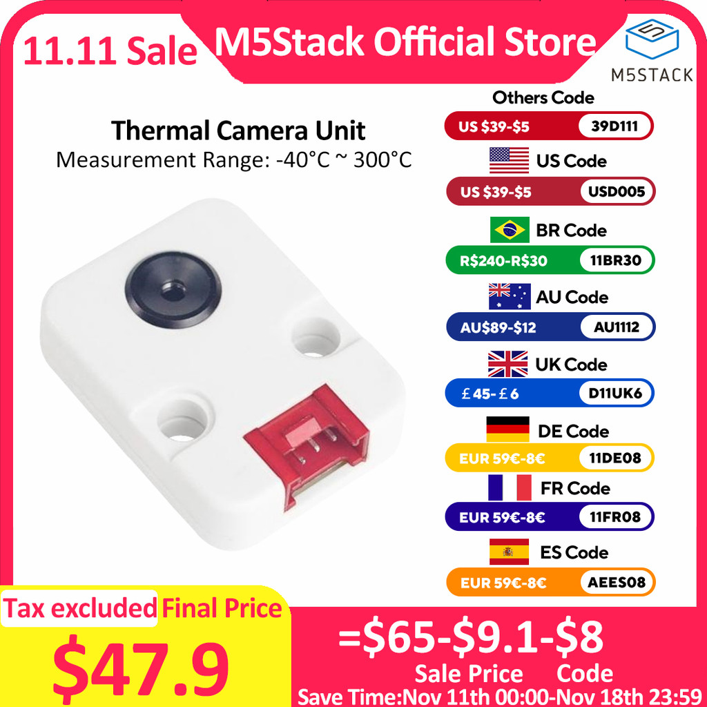 Jual New M5Stack Official Thermal Camera Unit (MLX90640) | Shopee Indonesia