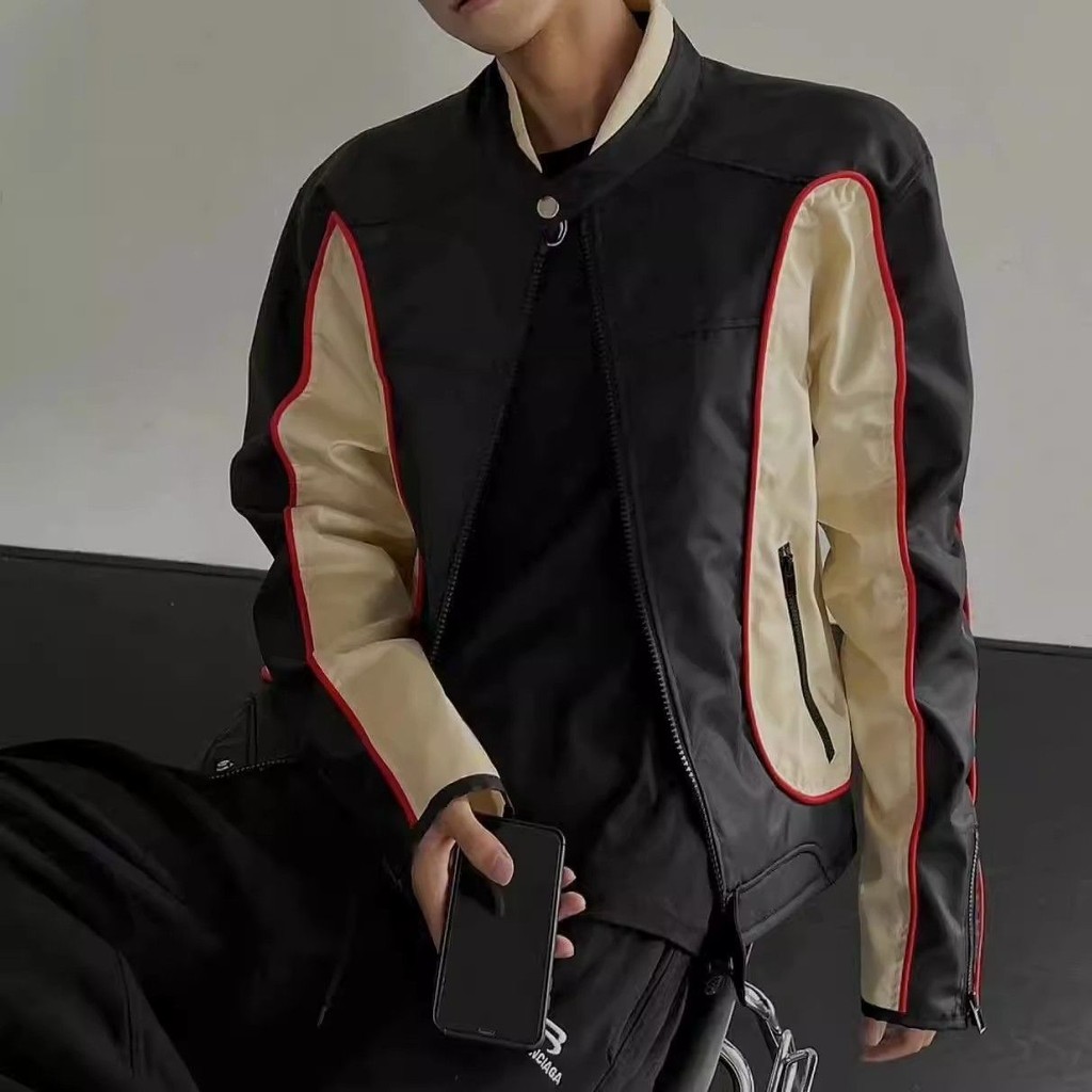 Jual Jaket Retro Amerika Gaya Sama Penggemar Park Jae Setelan Balap ...