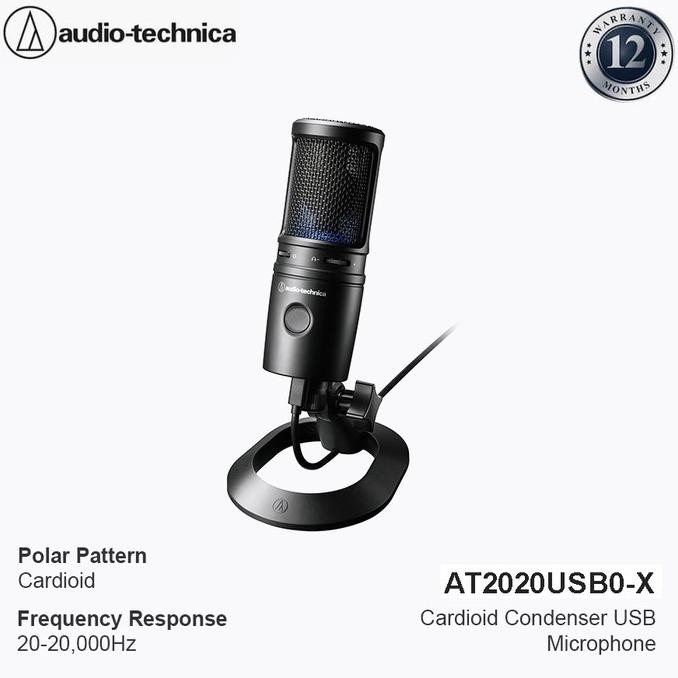 Jual Sale Audio-Technica At2020 Usb Cardioid Condenser Usb Microphone ...