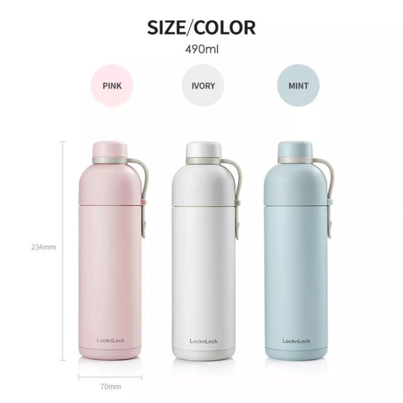 Jual LocknLock Belt Bottle 490ml Tumbler Lock & Lock Termos dan Botol ...