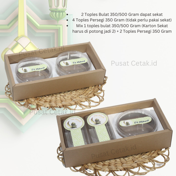 Jual BOX HAMPERS IMLEK /DUS KUE IMLEK / KOTAK KUE KERING IMLEK /DUS ...