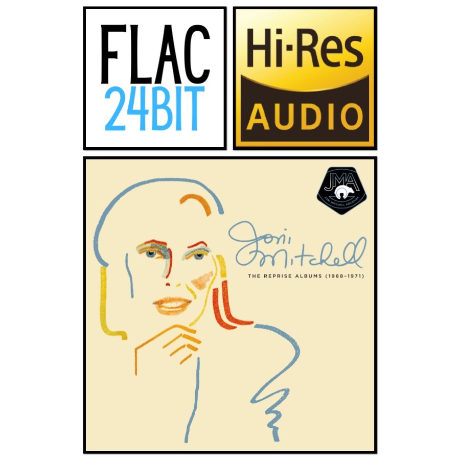 Jual Flac 24 Album Joni Mitchell - The Reprise Albums (1968-1971) (2021 ...