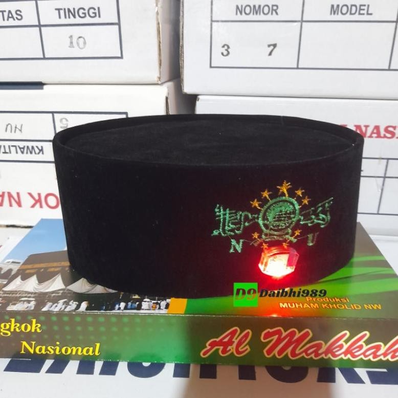 Jual XCT-2328 Peci LED / Peci Hitam LED / Peci Songkok NU LED / Peci NU ...