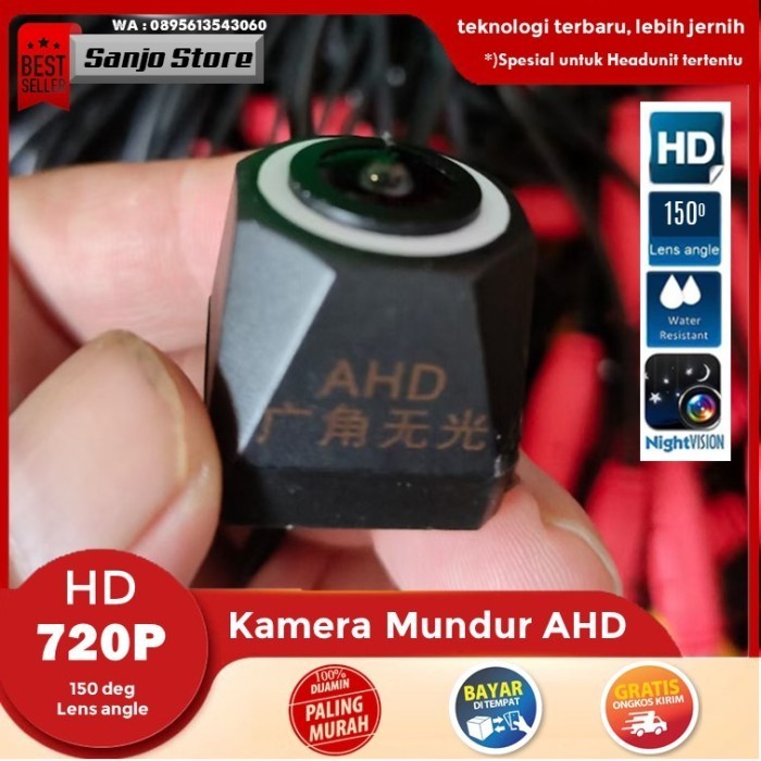 Jual KAMERA MUNDUR MOBIL AHD 720P REAR CAR REVERSE CAMERA NIGHT VISION ...