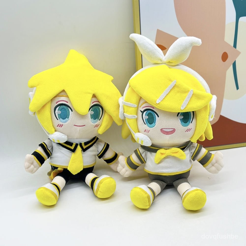 Jual Kagamine Len Rin Hatsune Miku Kagamine Twins Fun Cartoon Plush ...