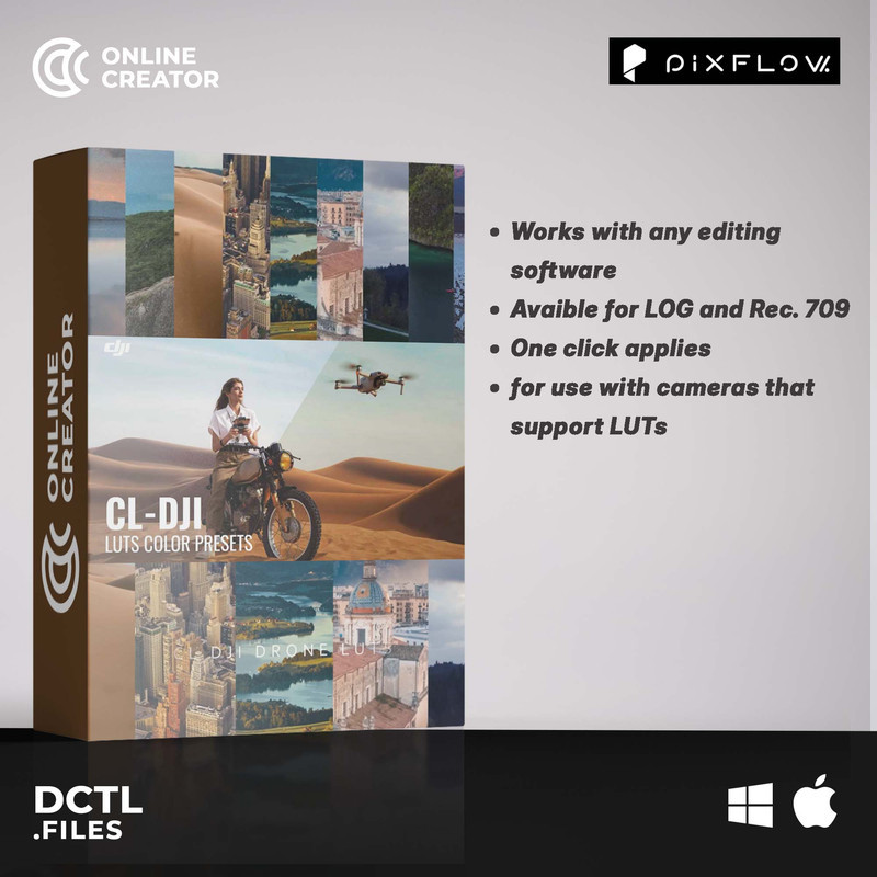 Jual Pixflow CL DJI Drone LUT Color Grading Preset | Shopee Indonesia