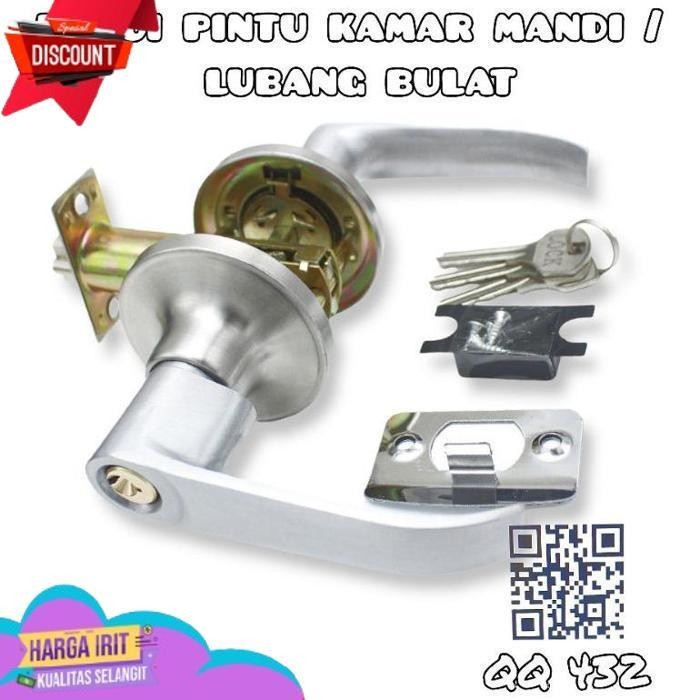 Jual TERBAIK [NEW ITEM] KUNCI HANDLE PINTU KAMAR MANDI PVC BAJA KAYU ...