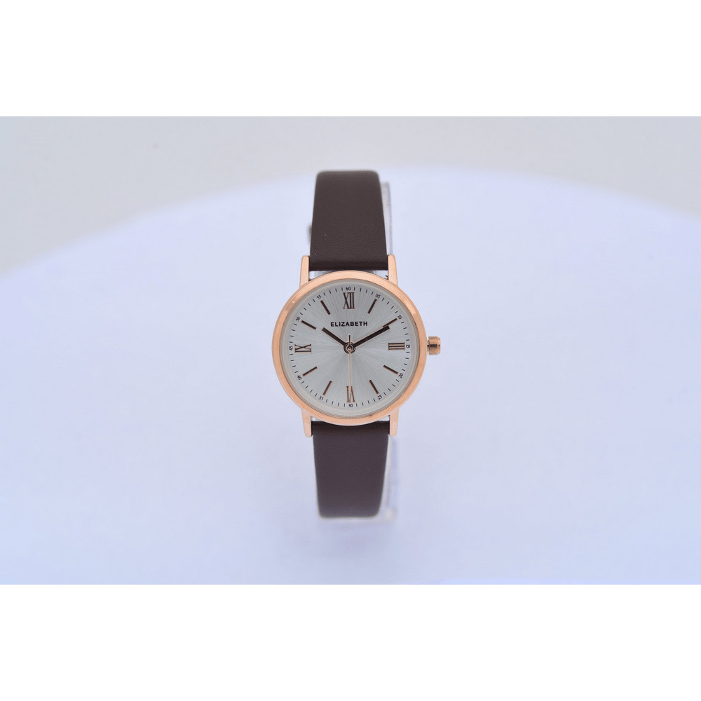 Jual Jam Tangan Wanita - Elizabeth | Leather Strap 2200-0884 | Shopee ...
