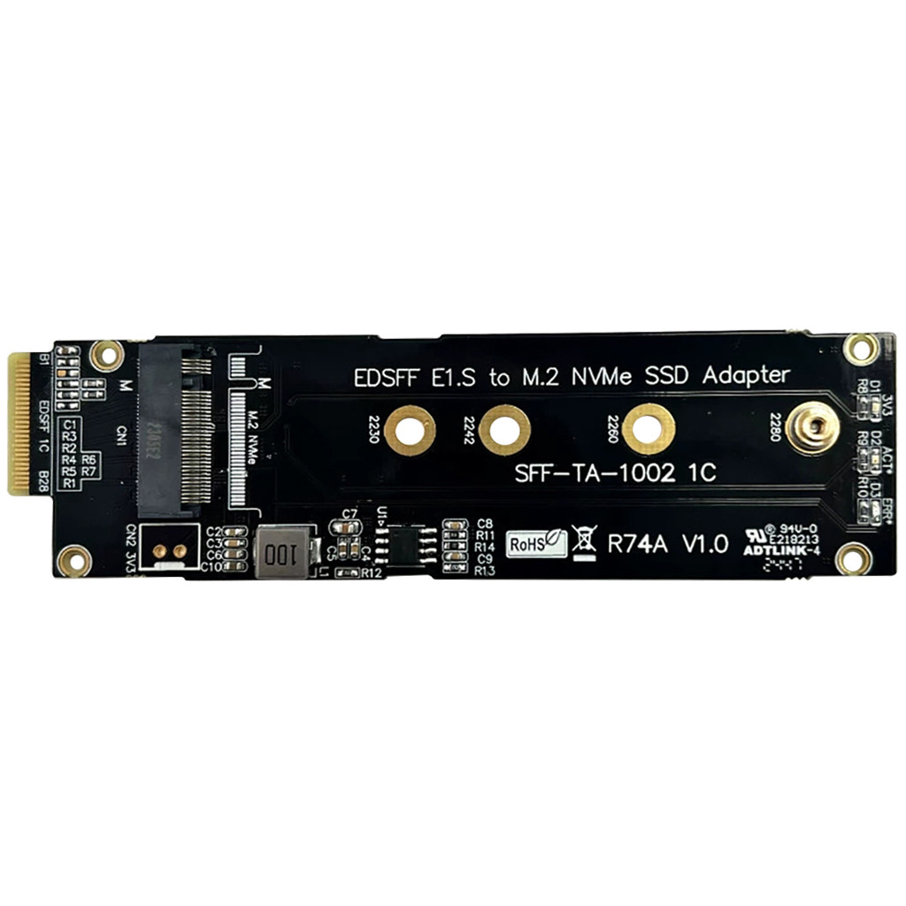 Jual VIOL PCIe X4 5.0 EDSFF E1.S to M.2 for NVMe Adapter Extension ...