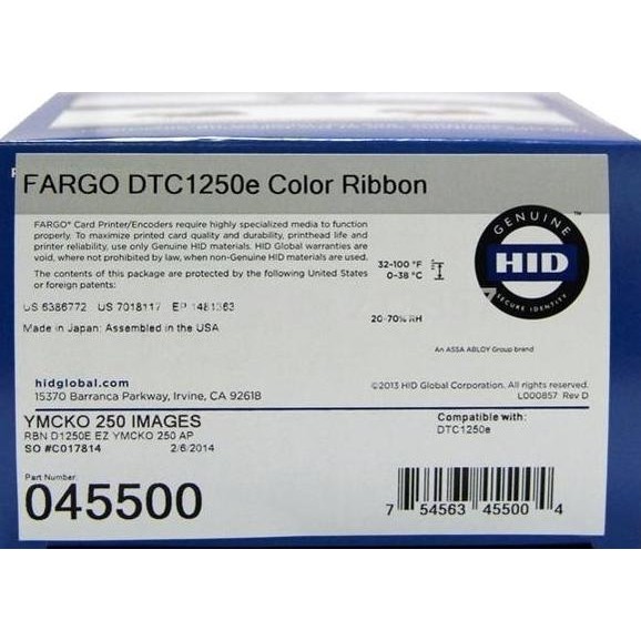 Jual Jual Ribbon Ymcko / Colour Fargo Dtc 1250E ( 045500 ) | Shopee ...