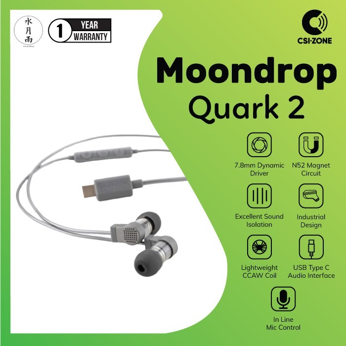 Jual moondrop quark2 / quark 2 / quarks 2 dynamic driver in ear monitor ...