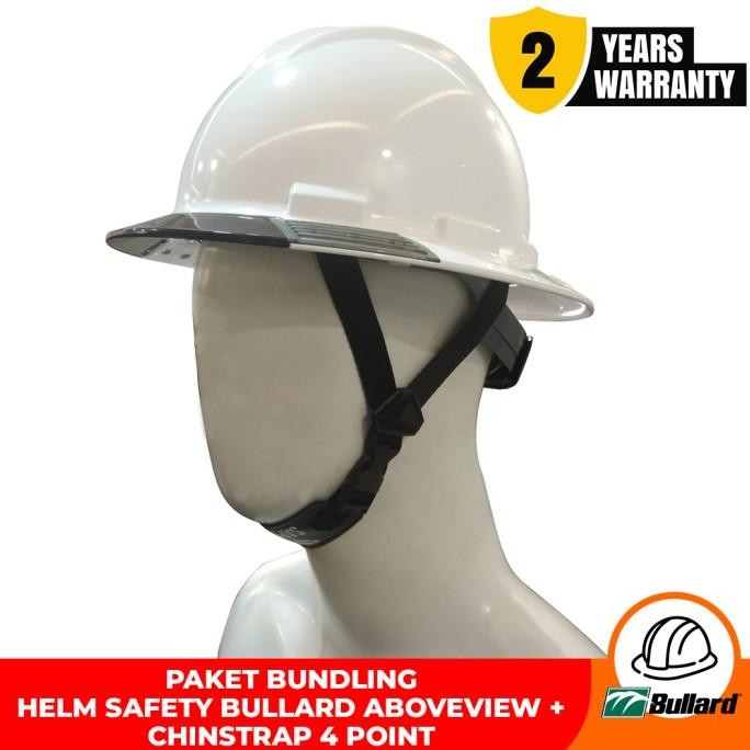 Jual Helm Safety Proyek Bullard Aboveview Lengkap Dengan Chinstrap 4 ...