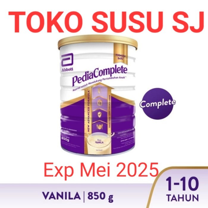 Jual PEDIASURE COMPLETE VANILA 850 GR (1-10 TAHUN) | Shopee Indonesia