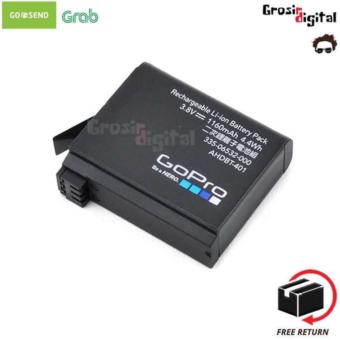 Jual Battery/Batre/Baterai Gopro Hero 4 Ahdbt-401 Rechargeable Lithium ...