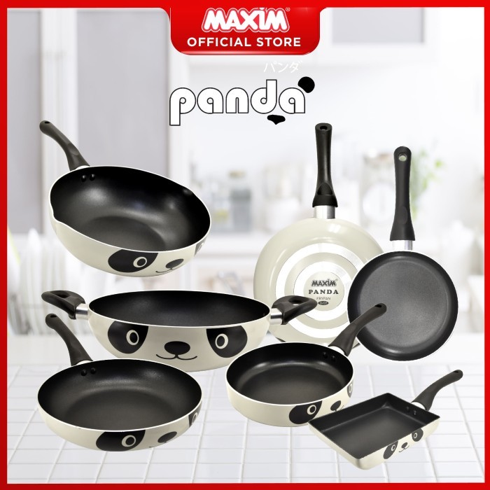 Jual Maxim Panda Wajan Anti Lengket 24Cm Frypan | Shopee Indonesia