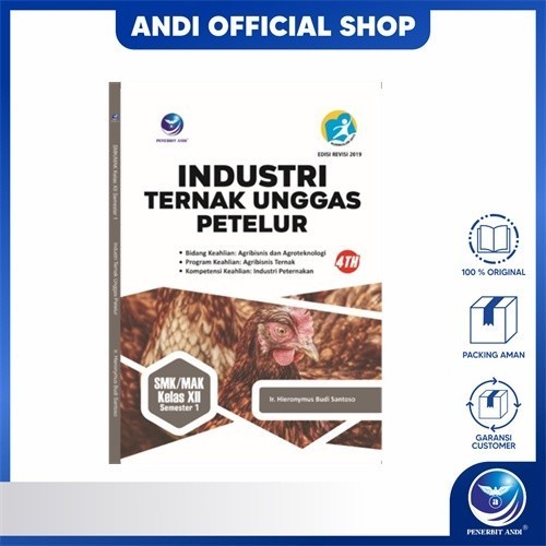 Jual Buku Industri Ternak Unggas Petelur untuk SMK/MAK Kelas XII Semester 1 (4Th) | Shopee Indonesia