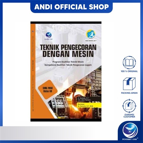 Jual Buku Teknik Pengecoran Dengan Mesin SMK/MAK Kelas XII, Program Keahlian Teknik Mesin ...
