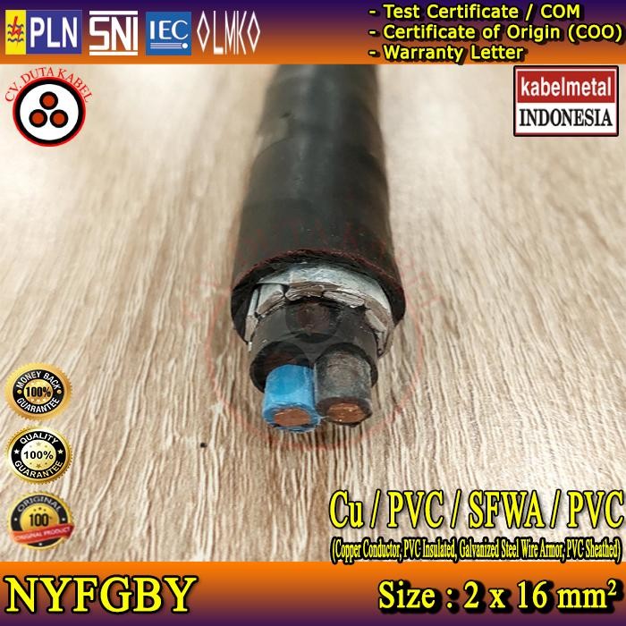 Jual Kabel Nyfgby 2X16 Mm2 Metal /2 X 16 Mm2/2X16Mm2/2X16 Mm/2X16Mm/2 X ...