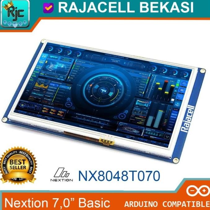 Jual BEBAS ONGKIR - Nextion 7.0" NX8048T070 Smart LCD Display HMI Intelligent Serial UART ...