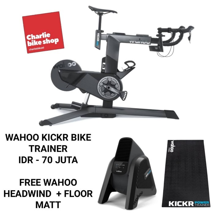 Jual Lily Wahoo Kickr Bike Trainer - Free Wahoo Headwind + Floor Mat ...