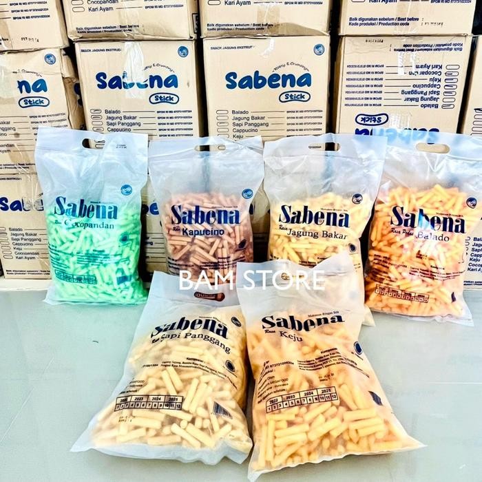 Jual BERMUTU SABENA STIK SABENA SNACK KEMASAN JUMBO 360gr SABENA ...