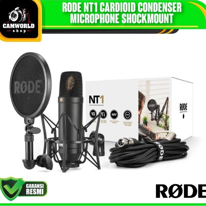Jual Rode Nt1 / Nt-1 Kit 1" Cardioid Condenser Microphone Shockmount ...