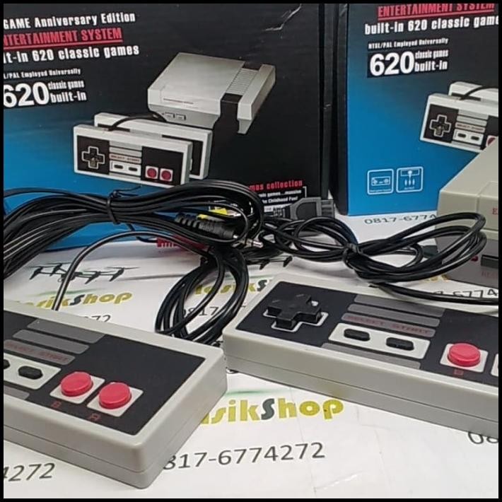 Jual Nintendo Nes Clone Classic Console Game 620 Games Build In 8 Bit ...