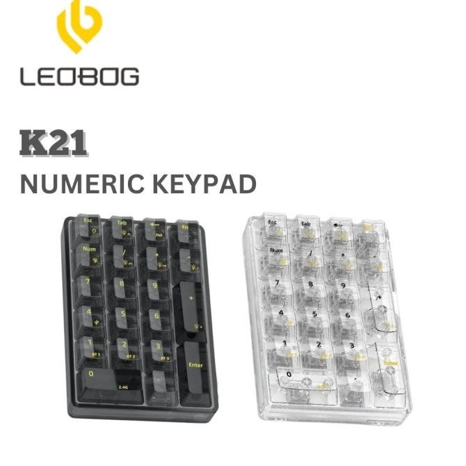 Jual CO LEOBOG K21 Numeric Mechanical Keypad 3 Mode Connection Hot Swap Keypad Angka Mekanik ...