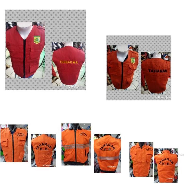 Jual Rompi Tahanan#Rompi Kpk#Rompi Terdakwa#Rompi Halloween | Shopee ...