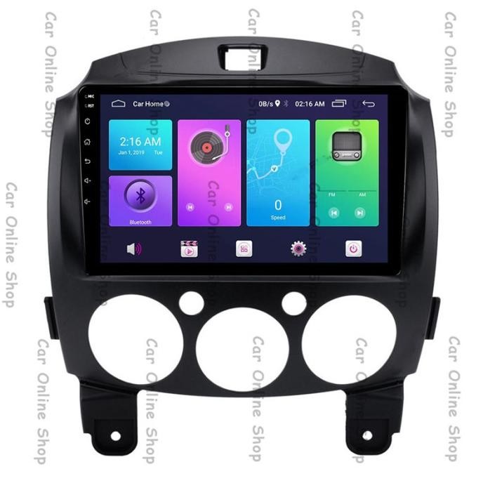 Jual Spesial Frame Mazda 2 2010 2013 9 Inch Head Unit Android Pnp ...