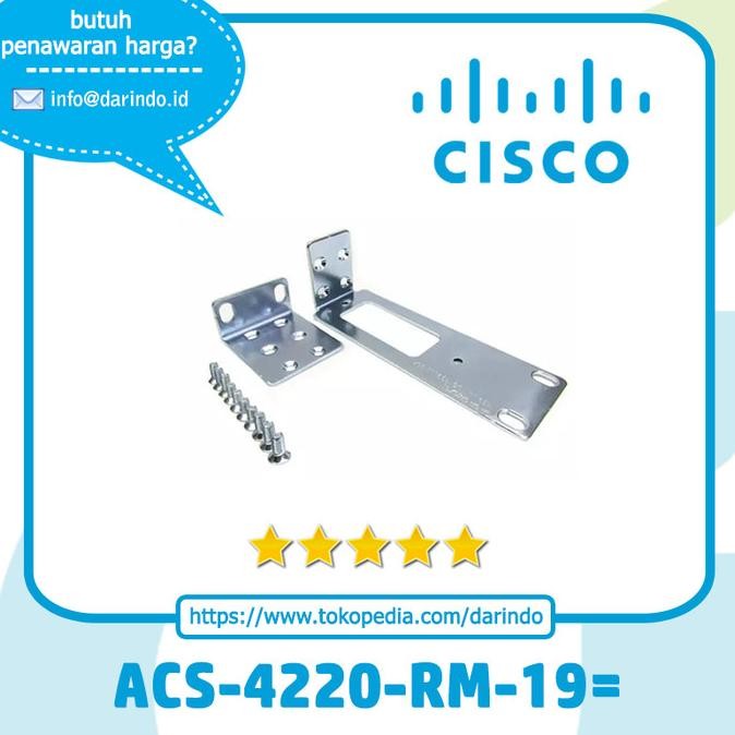 Jual CO 19 inch rack mount kit for Cisco ISR 4220 & VG400 [ACS-4220-RM ...